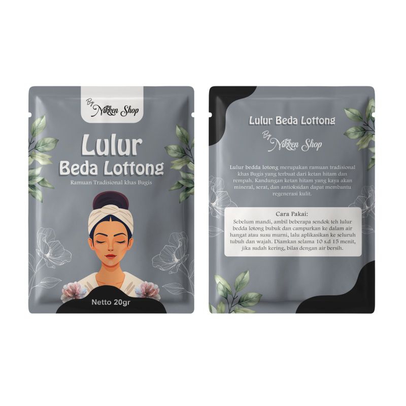 Jual lulur hitam khas Bugis byk nikken | Shopee Indonesia