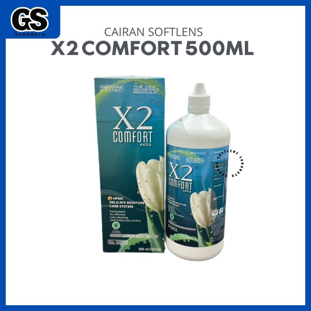 Jual CAIRAN SOFTLENS X2 COMFORT 500ML / AIR SOFTLENS X2 500ML | Shopee ...