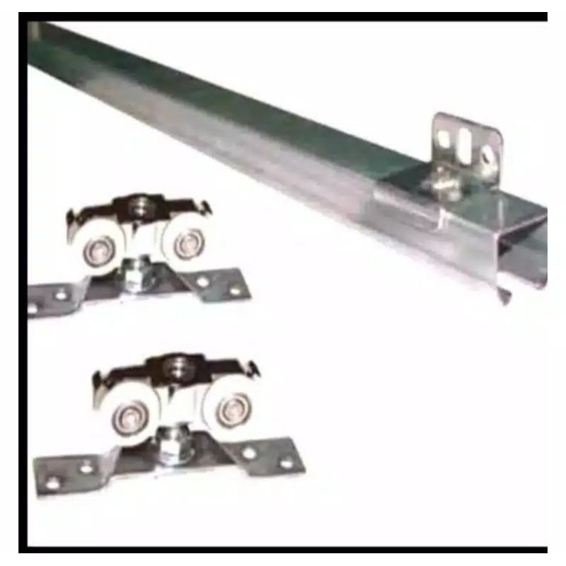 Jual Rel Pintu Geser Rel Pintu Sliding 160cm godia | Shopee Indonesia