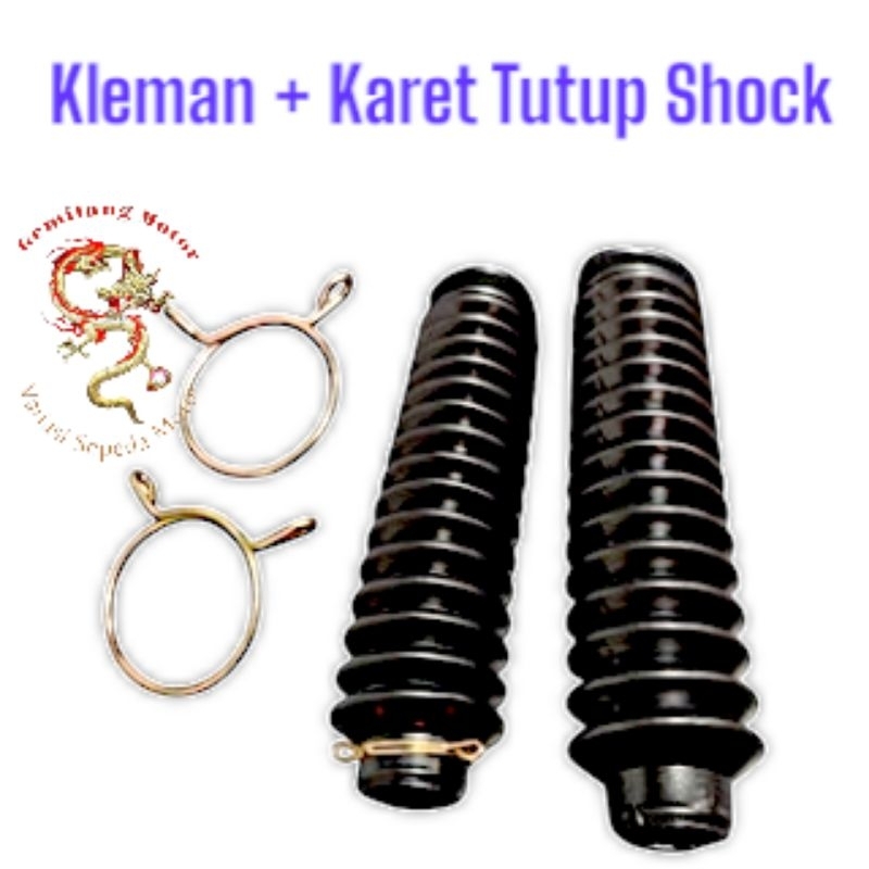 Jual KARET SHOK SHOCK DEPAN KECIL Cover Shock Deapan Kondom Shokbreker ...