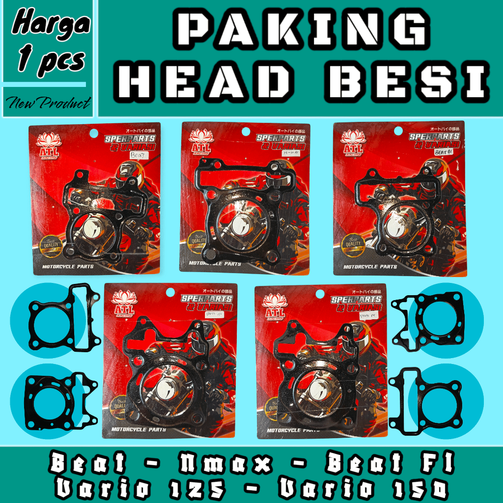 Jual Paking head besi atl racing gasket cylinder head paking head beat ...