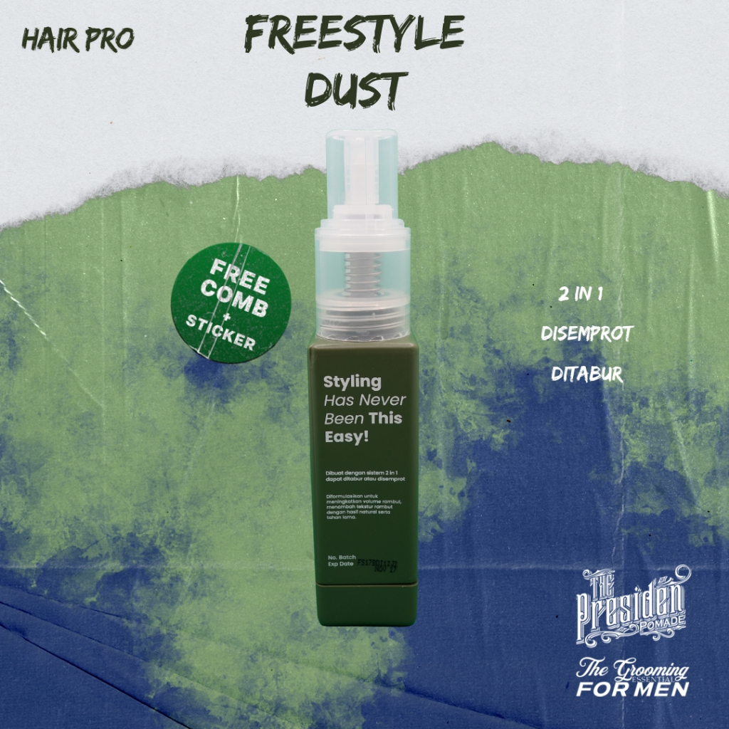 Jual Hairnerds Professional Freestyle Dust Powder / Bubuk Rambut ...