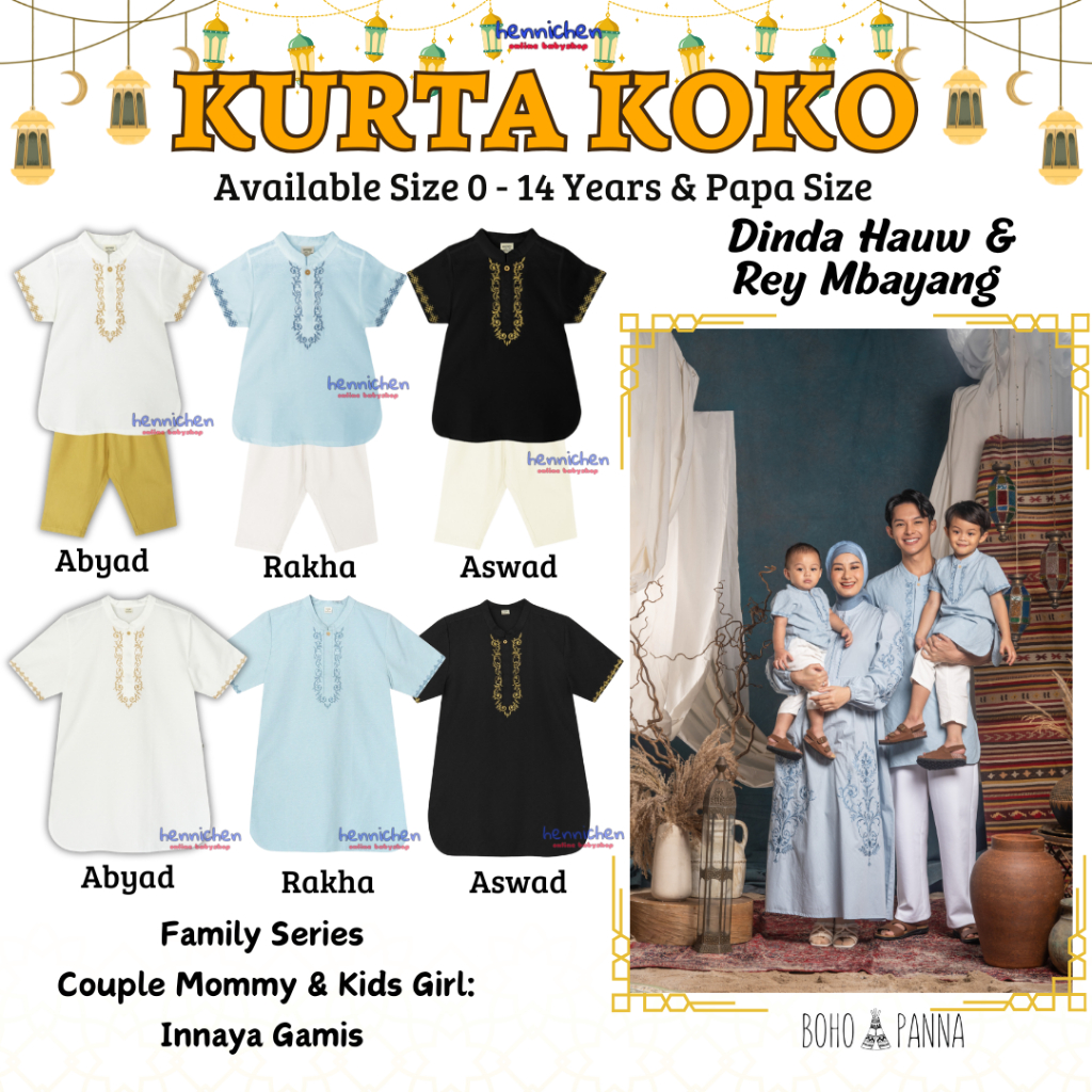 Jual Bohopanna 0-14 Tahun & Dewasa Kurta Koko / Setelan Raya / Pakaian Lebaran Anak Laki Laki ...