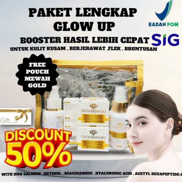 Jual PROMO DISC 50% PAKET LENGKAP GLOW UP ISI FACIAL WASH GLOW UP TONER GLOW UP SERUM GLOW UP ...