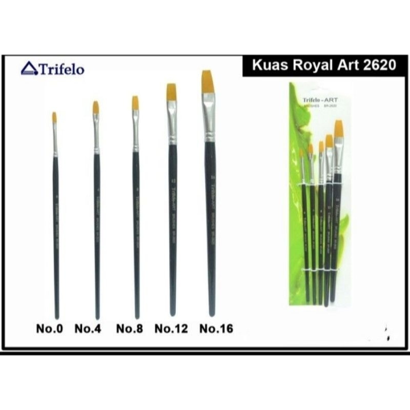 Jual Trifelo - Kuas Lukis Royal Art Set BR-2620 | Shopee Indonesia