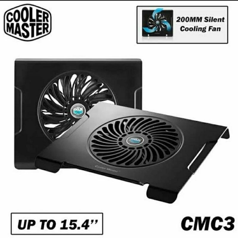 Jual cooler master notepal cmc3 laptop coling pad 200mm silent cooling ...