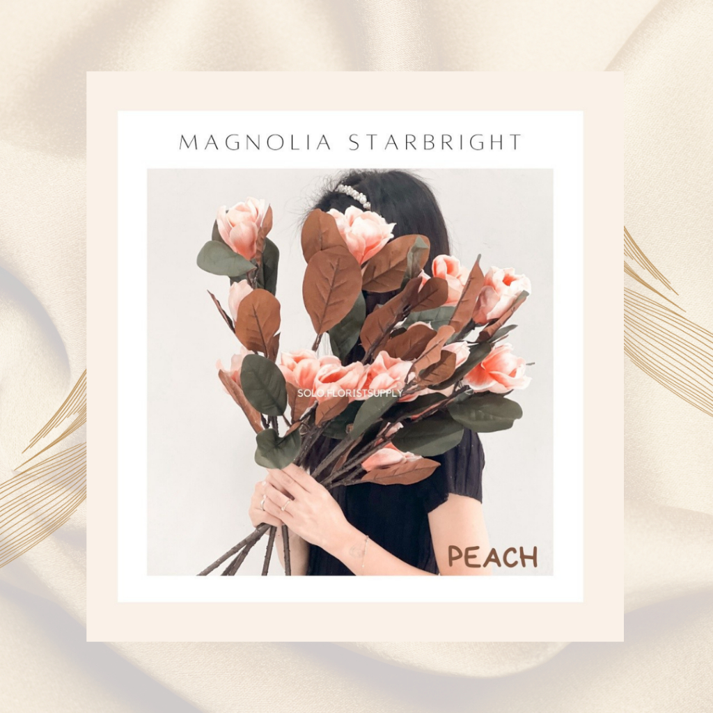 Jual [NEW] MAGNOLIA STARBRIGHT Artificial Flower Tangkai Bunga Palsu ...