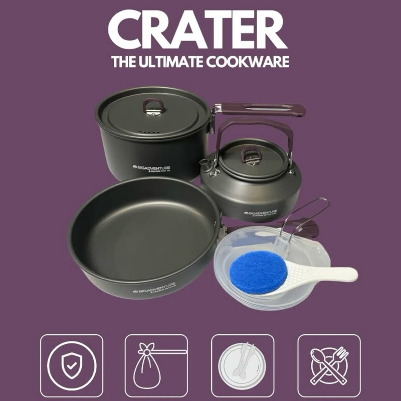 Jual Bigadventure Crater - Cooking Set | Shopee Indonesia