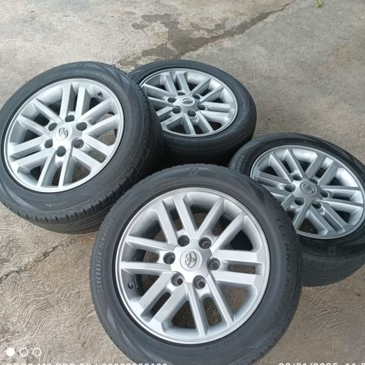 Jual velg fortuner r17 pcd 6x139 +ban phanter hiace | Shopee Indonesia