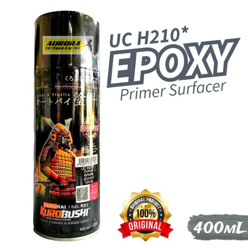 Jual Epoxy SAMURAI PAINT Primer Surfacer Grey UCH210* | Shopee Indonesia