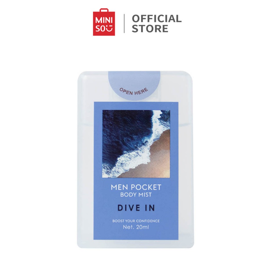 Jual Miniso Kabut Tubuh Men Pocket Body Mist Fragrance Spray Semprotan ...