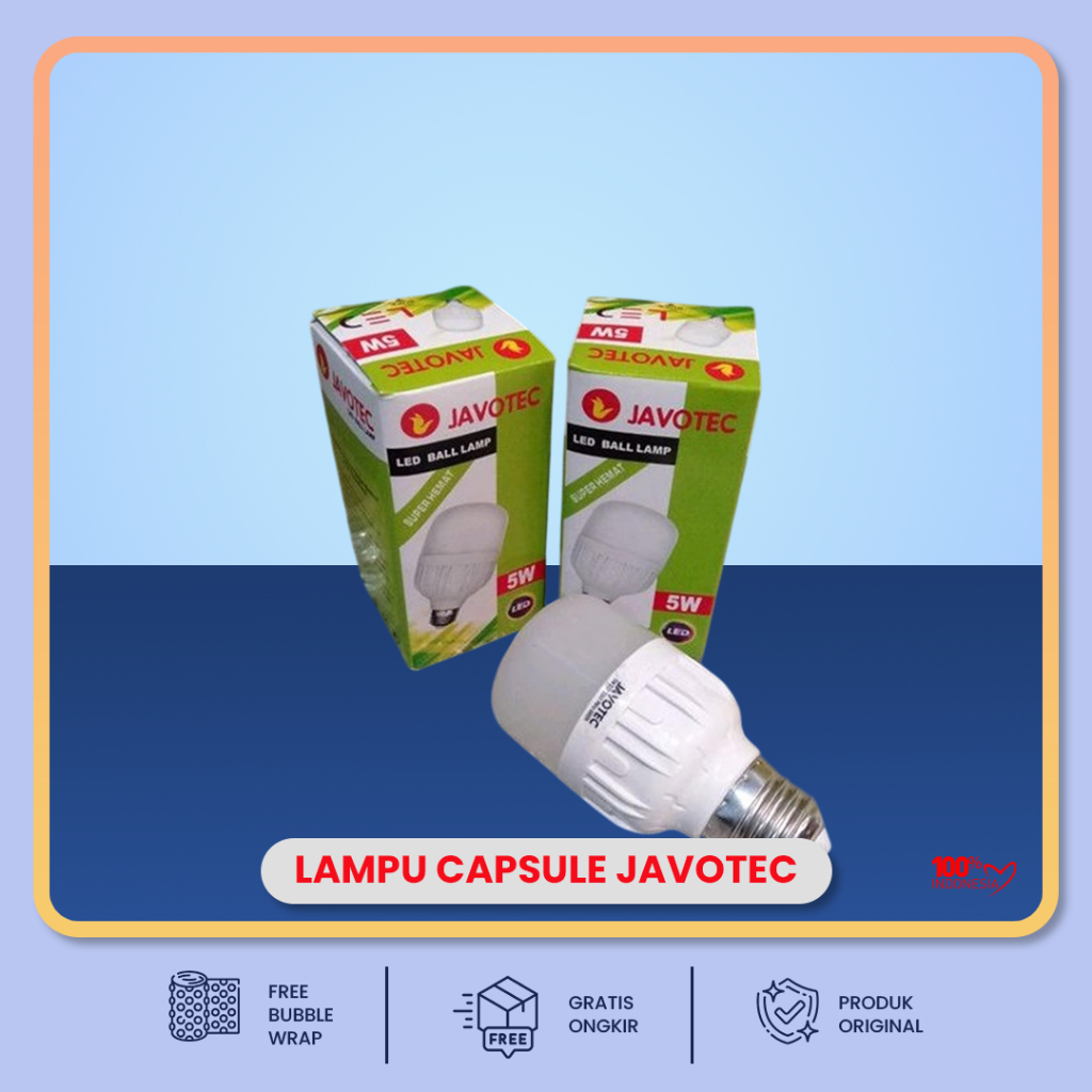 Jual Lampu Led Kapsul/Capsule/Tabung Murah Hemat Javotec 5/10/15/20W ...