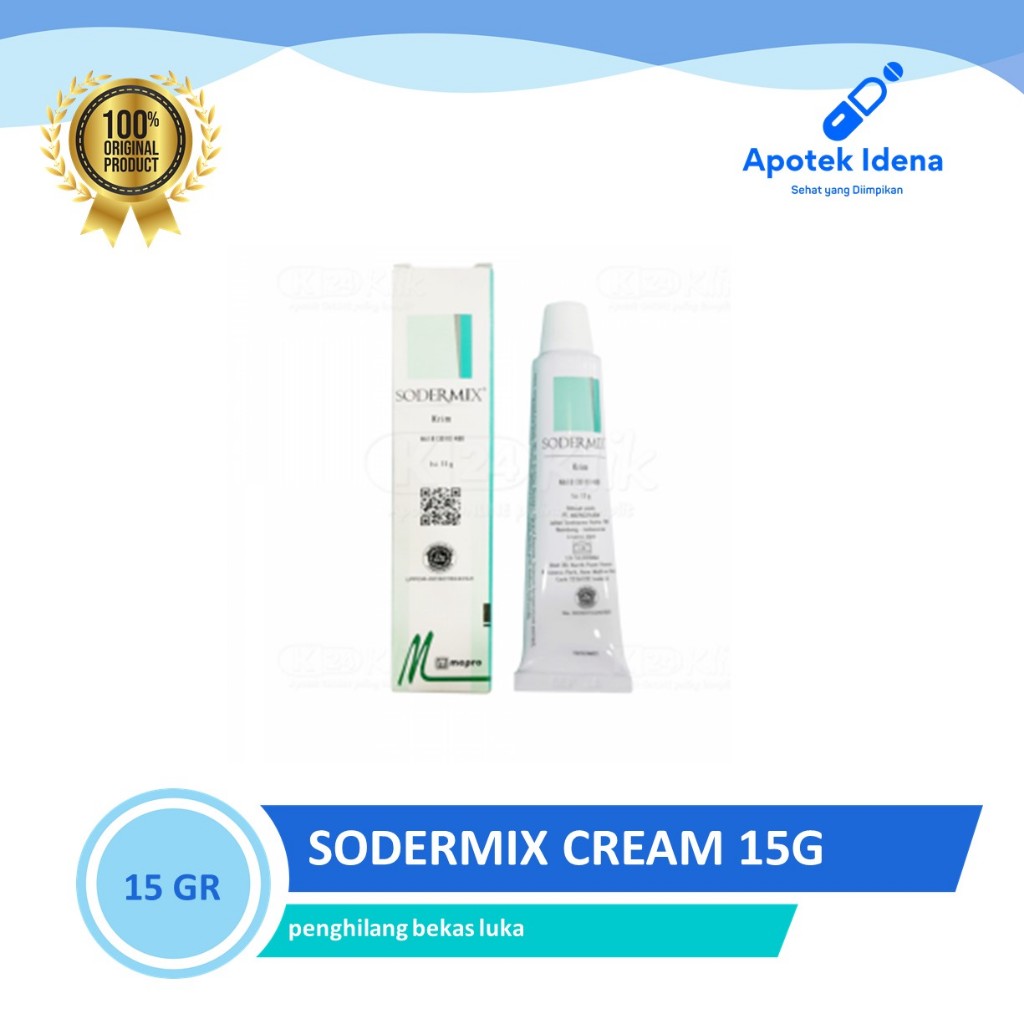 Jual SODERMIX CREAM 15G penghilang bekas luka - Krim Untuk Bekas Luka ...