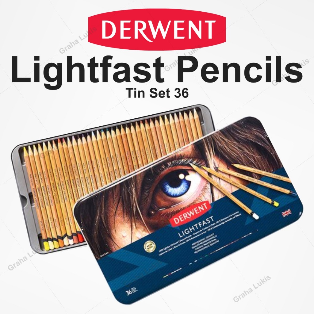 Jual Derwent Lightfast Pencils Colour set 36 | Shopee Indonesia
