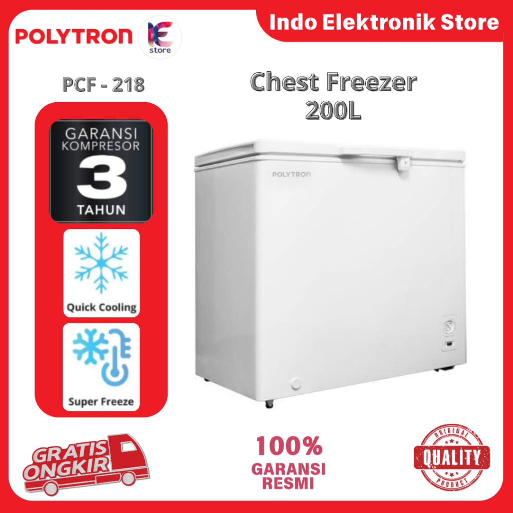 Jual Polytron Chest Freezer 200L PCF-218 - Garansi Resmi - Original ...