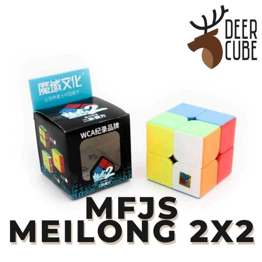 Jual MFJS Meilong 2x2 - Cubes Stickerless MoYu Mei Long Cube 2 MoYu ...