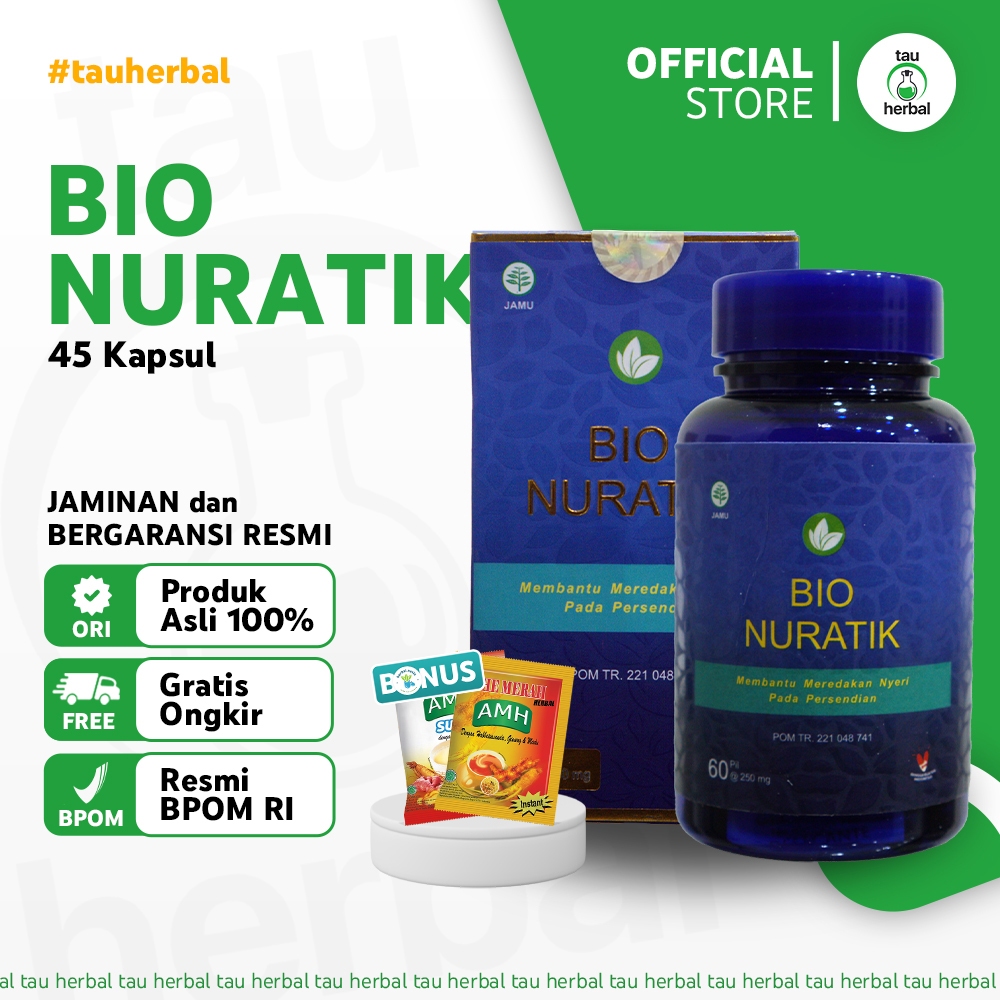 Jual Bio Nuratik - Kapsul Herbal untuk Penderita Asam Urat Rematik dan ...