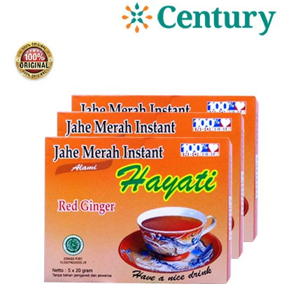 Jual 1 pcs Hayati Jahe Merah / Herbal / Jamu / 1 Box isi 5 sachet ...