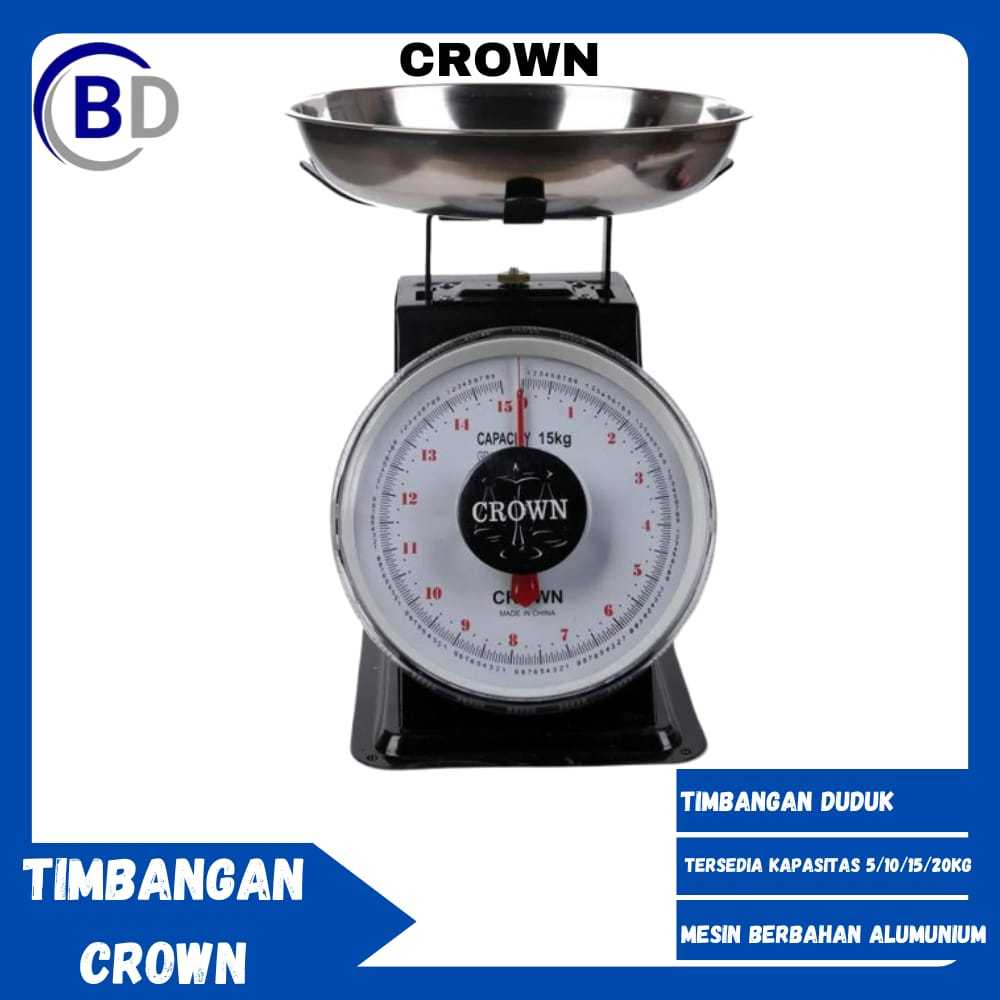 Jual Timbangan Duduk/Timbangan Manual/Timbangan Buah Crown | Shopee Indonesia