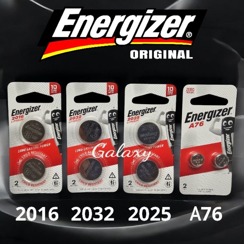 Jual Baterai Kancing Energizer 2016 / 2025 / 2032 / A76 | Shopee Indonesia