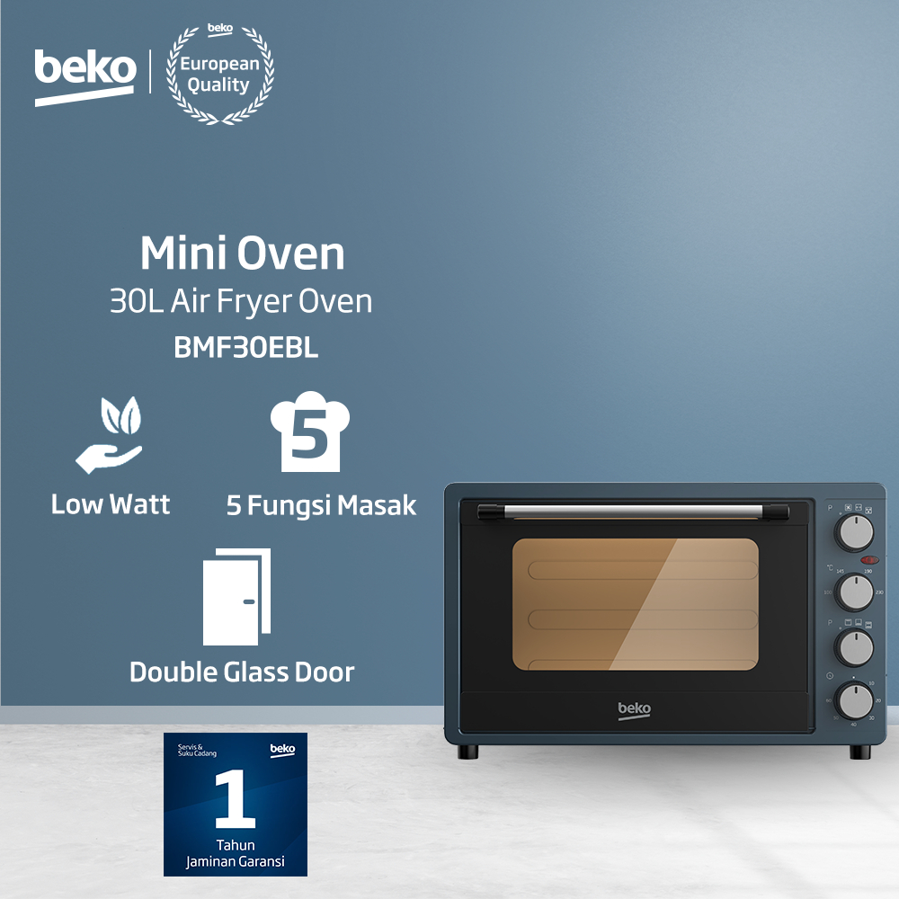 Jual Beko Mini Oven BMF30EBL - Kapasitas 30liter dengan Air Fryer ...