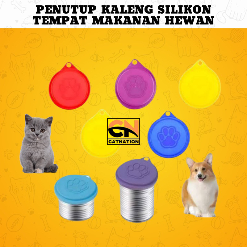 Jual PENUTUP KALENG - Tutup Pakan Makanan Kaleng Silikon Wet Food ...