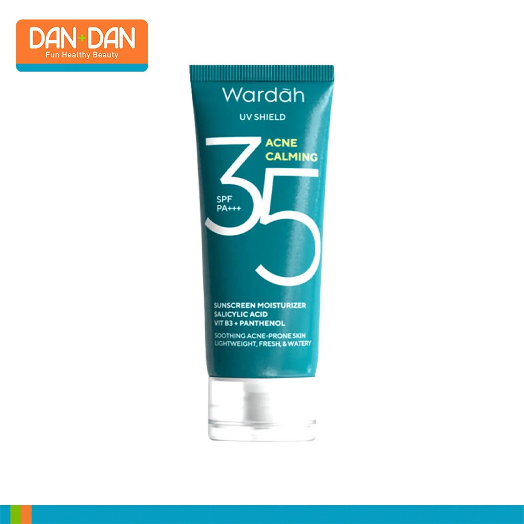 Jual Wardah UV Shield Acne Calming Sunscreen Moisturizer SPF 35 PA ...