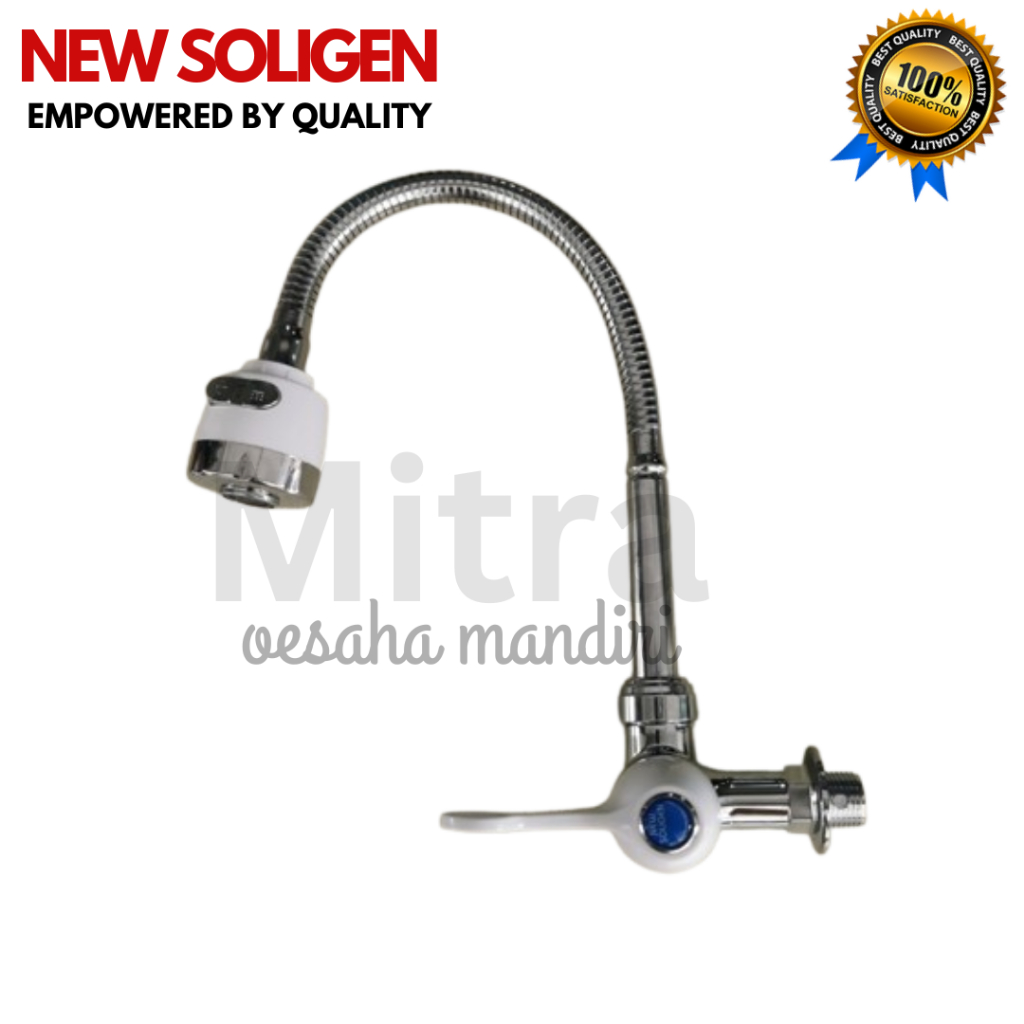 Jual Kran Angsa Flexible on off/Kran Angsa Sink/kran dapur New Soligen ...
