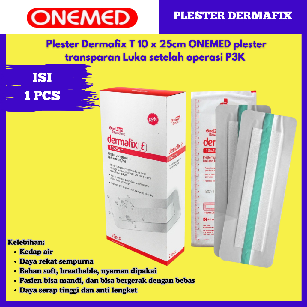 Jual Plester Dermafix T 10 x 25cm ONEMED | Shopee Indonesia