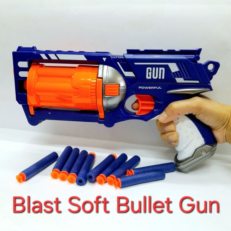 Jual BLAST Soft Bullet Toy Gun Mainan Pistol Blaster | Shopee Indonesia
