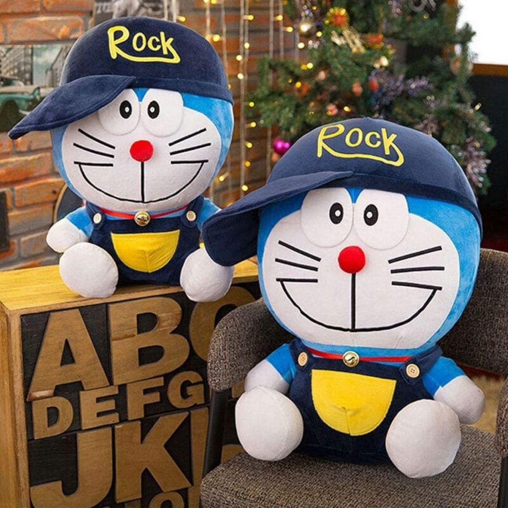 Jual Boneka Doraemon Pakai Topi Import Ukuran 30 cm Lucu dan Imut ...