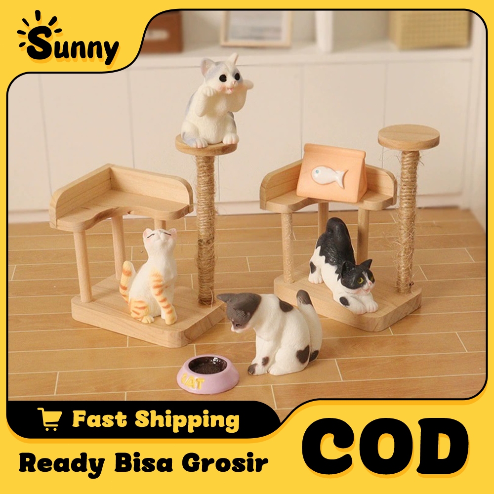 Jual ACTION FIGURE KUCING MINI LUCU MINIATUR KUCING MINI PGS UNTUK ...