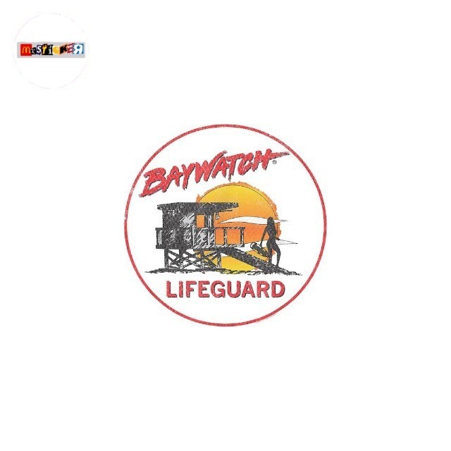 Jual sticker BAYWATCH lifeguard logo stiker retro film | Shopee Indonesia