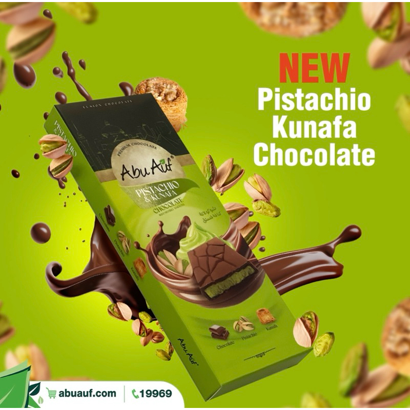 Jual COKLAT DUBAI PISTACHIO & KUNAFA ABU AUF | Shopee Indonesia