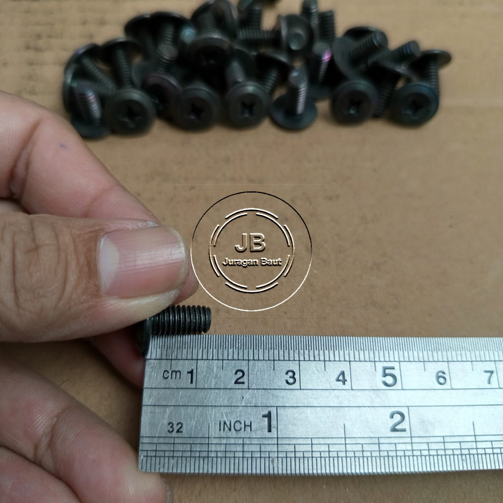 Jual BAUT HELM UNIVERSAL UNTUK INK KYT GM BMC NHK M6X12 BAUD 10 BAUT ...