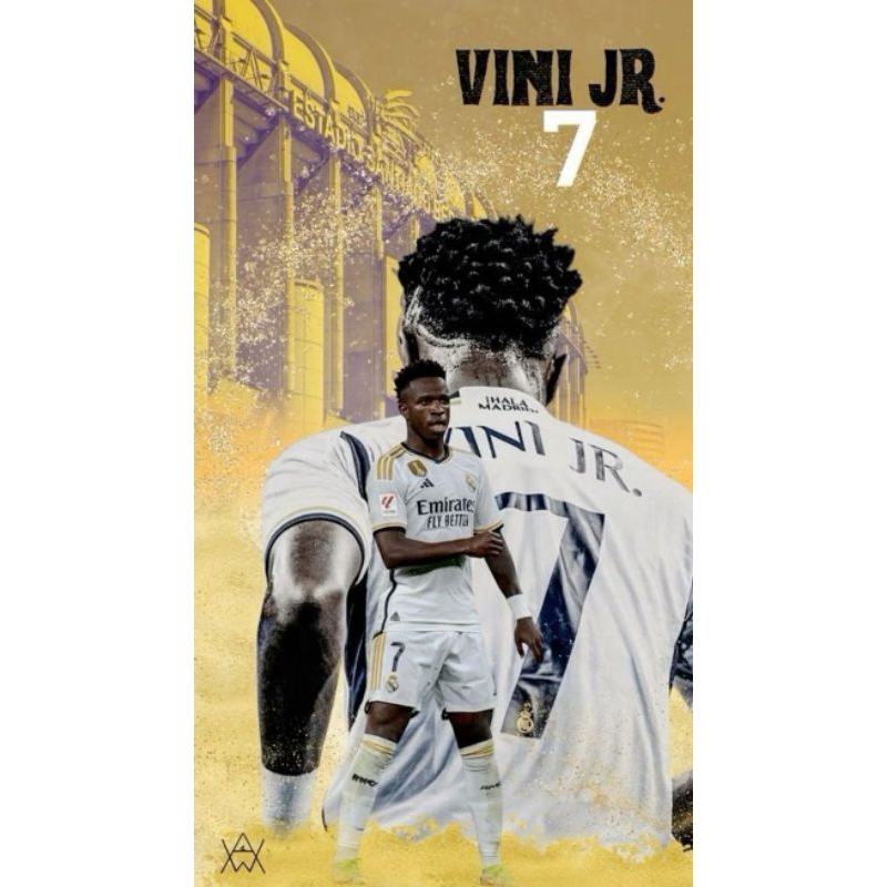 Jual poster Vinicius jr ukuran A3 | Shopee Indonesia
