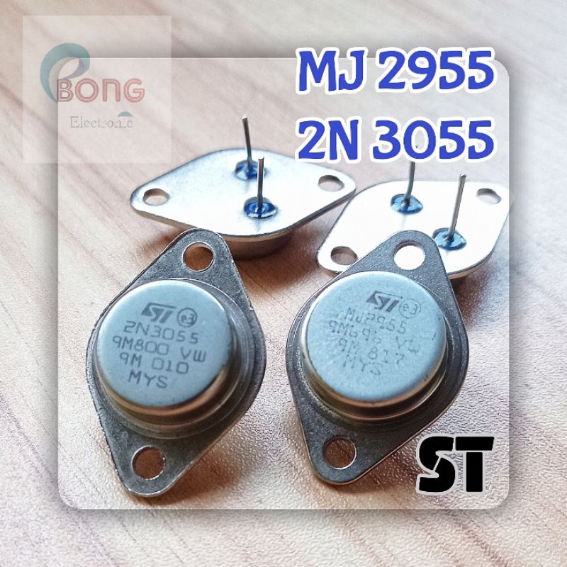 Jual Transistor MJ2955 & 2N3055 ST ( Sepasang) | Shopee Indonesia
