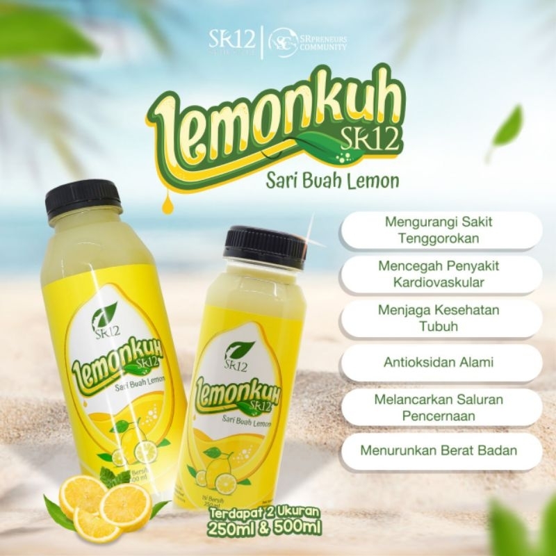 Jual SR12 LEMONKUH | MINUMAN SARI BUAH LEMON MURNI | Shopee Indonesia