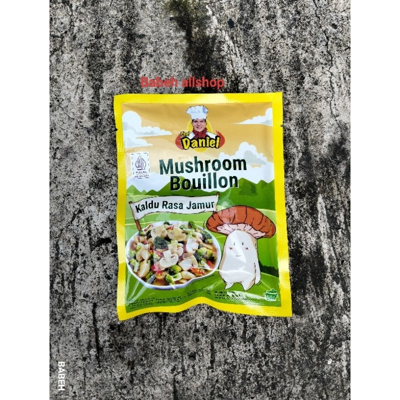 Jual Chef Daniel mushroom bouilon / Kaldu rasa jamur NO MSG | Shopee ...