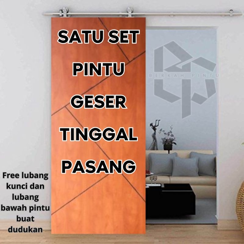 Jual Satu Set Pintu Sleding | Satu Set Pintu Geser | Pintu Sleding ...
