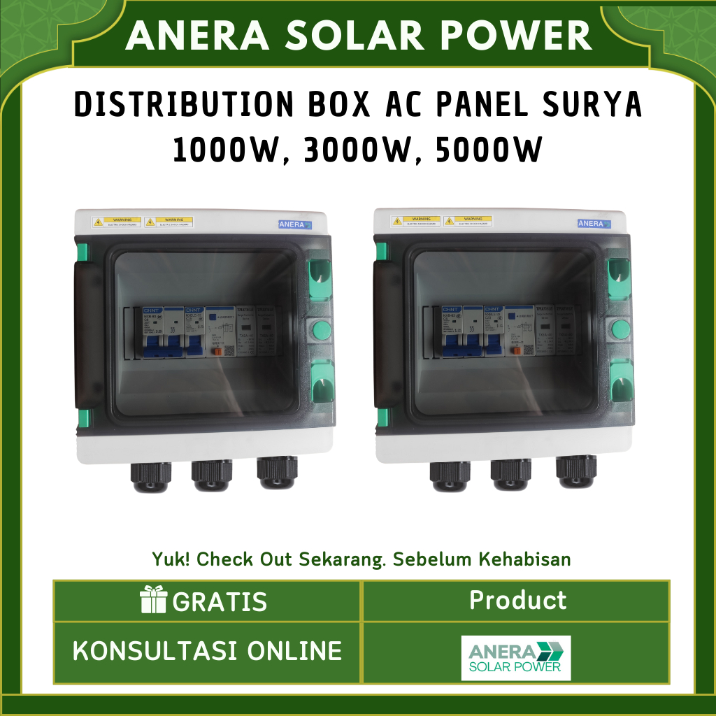 Jual Distribution Box AC Panel Surya Combiner Box Solar Panel Sistem ...