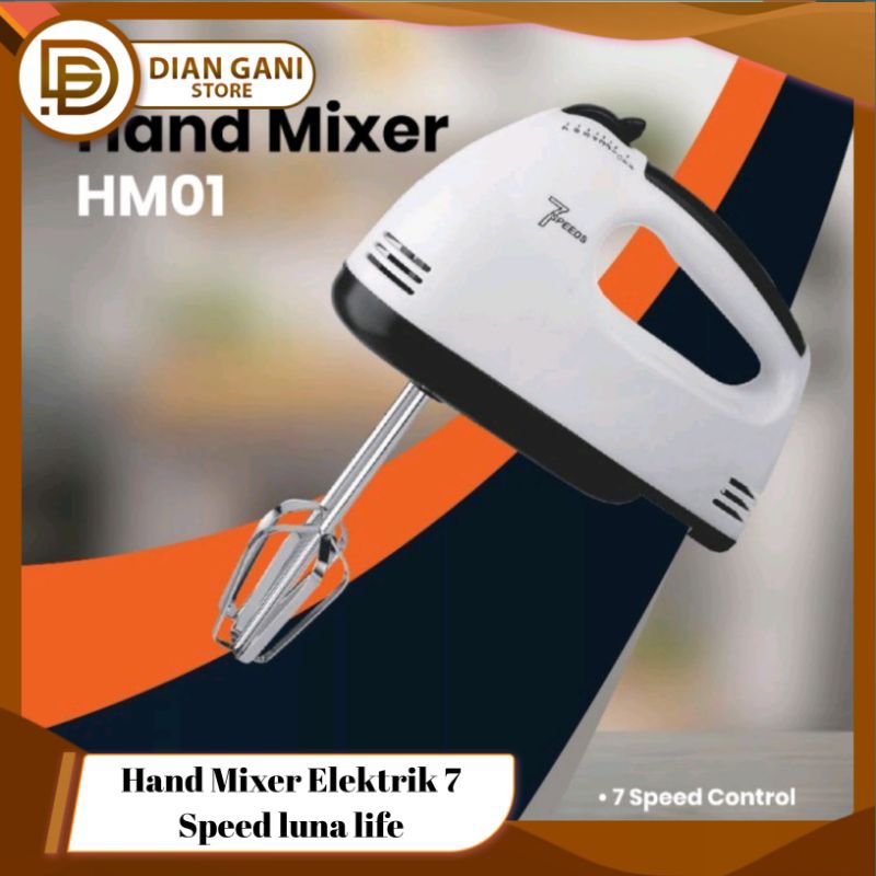 Jual Hand Mixer Elektrik 7 Speed Alat Pengaduk Otomatis 7 Level Alat ...