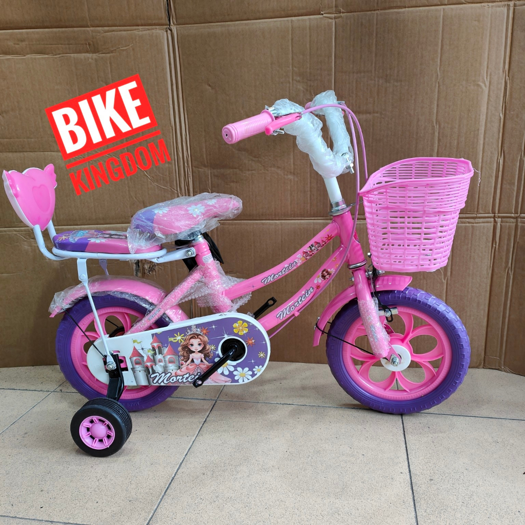 Jual Sepeda mini keranjang anak MORTEIN princes 12inch ban eva | Shopee ...