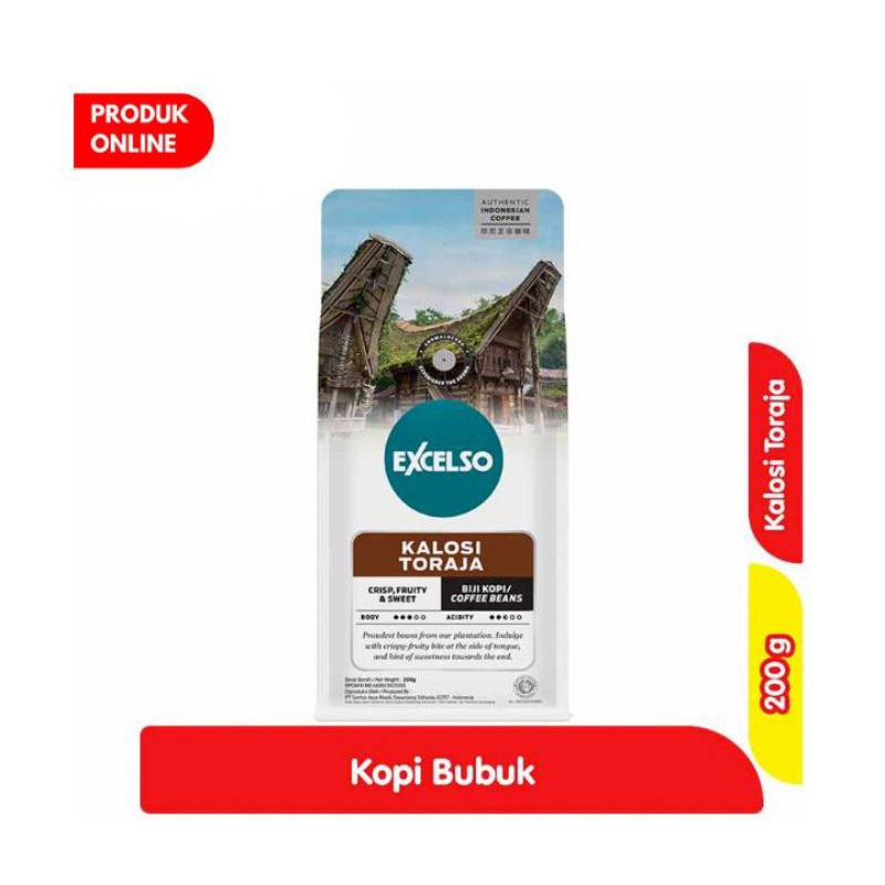 Jual excelso kopi bubuk kolasi Toraja 200g | Shopee Indonesia