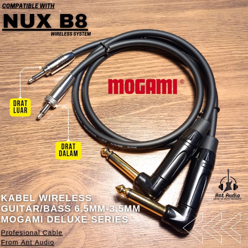 Jual Kabel Wireless NUX B8 Gitar/Bass 6.5mm-3.5mm With Screw Lock ...