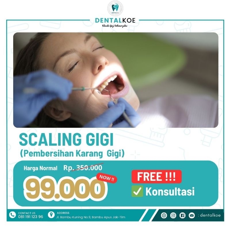 Jual PERAWATAN PEMBERSIHAN KARANG GIGI (SCALING GIGI) | Shopee Indonesia