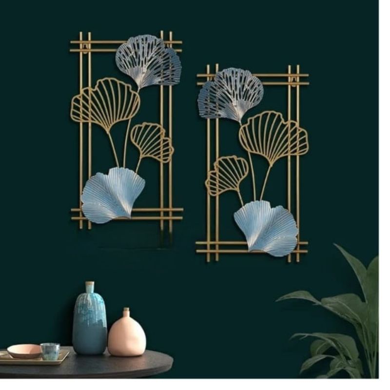 Jual Hiasan Dinding Besi Model Bunga Frame Bingkai Double SET | Shopee ...