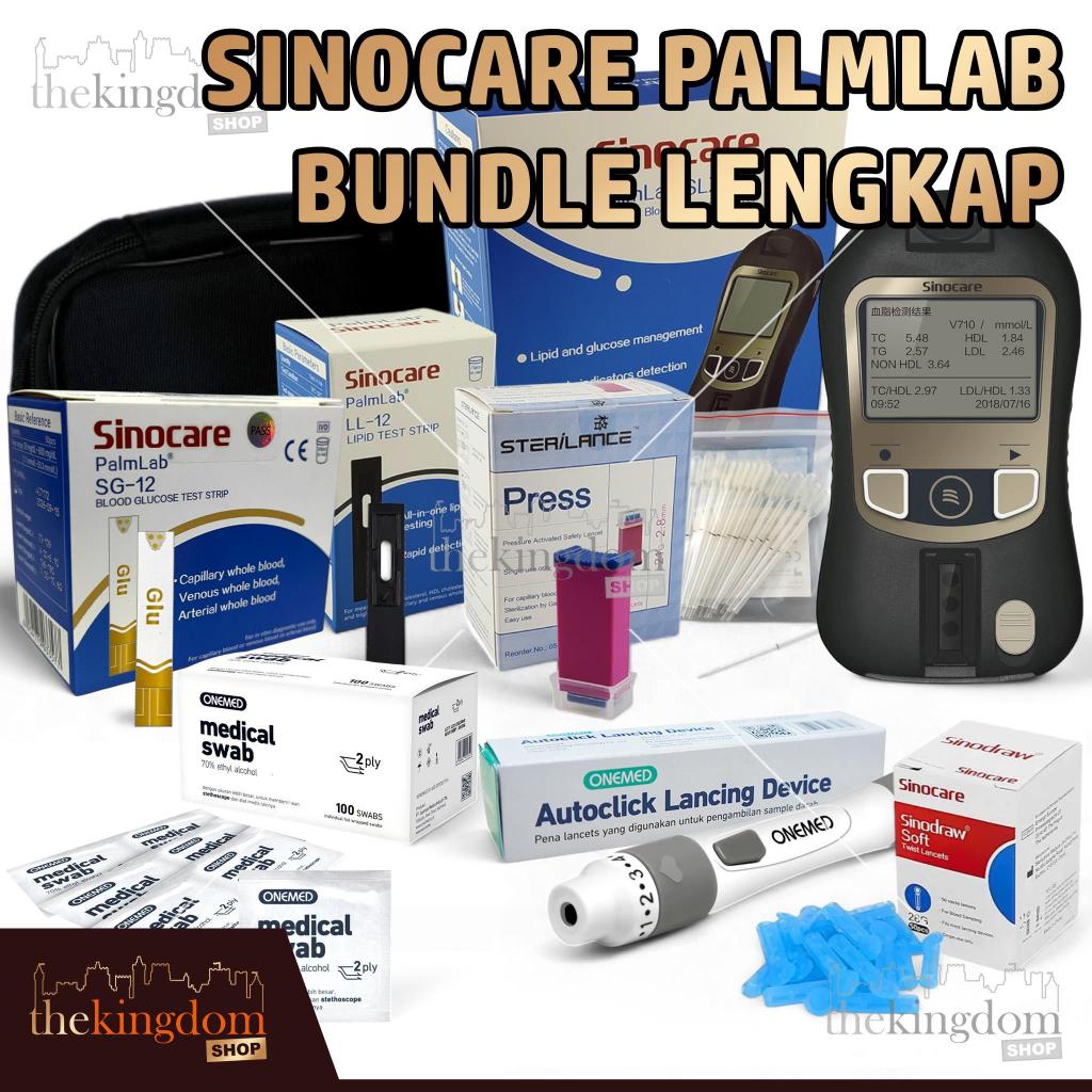Jual Sinocare PalmLab SLX-120 Lipid and Blood Glucose Analyzer Bundle ...