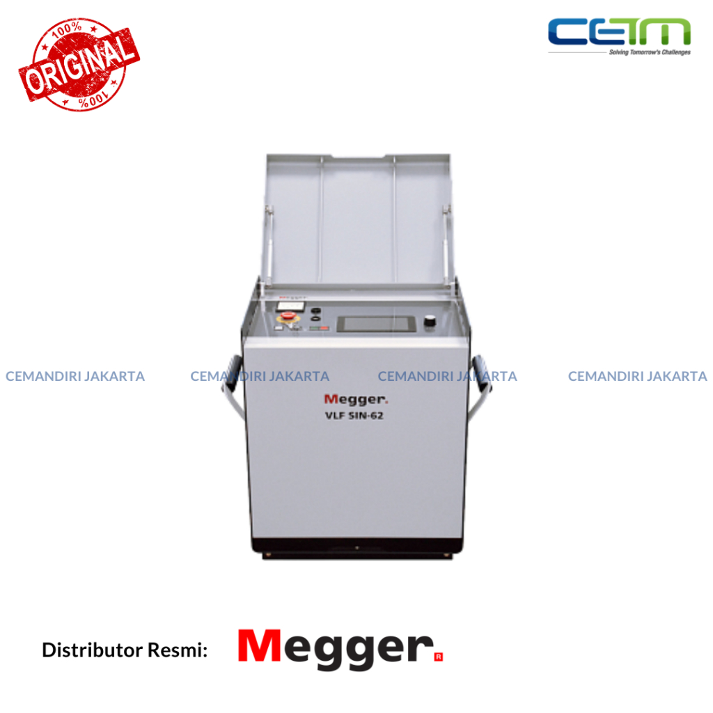Jual MEGGER TDM45, VLF 34 kV, VLF 45KV, VLF 62 KV SINE WAVE TEST SYSTEM ...