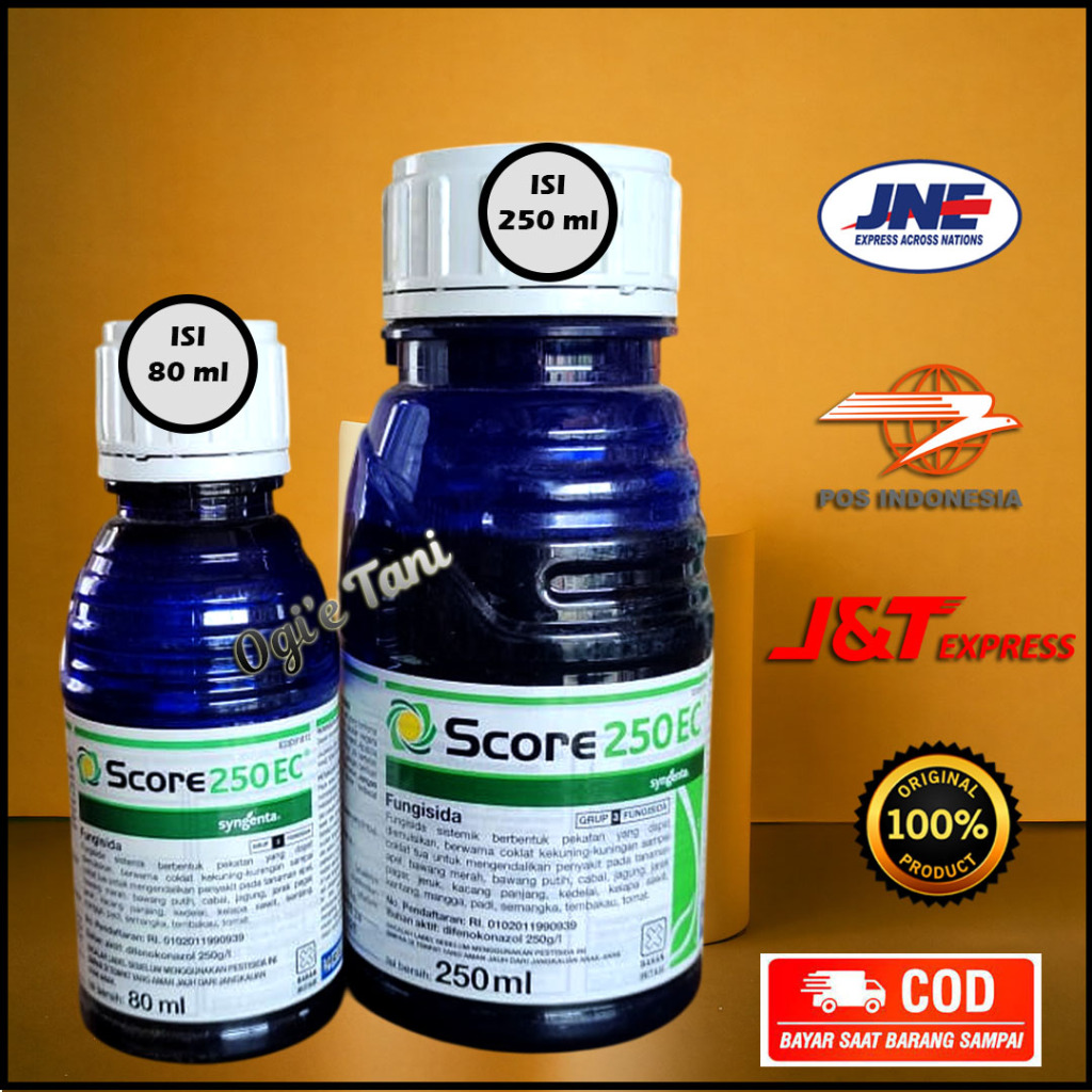 Jual Fungisida SCORE 250 EC, Fungisida sistemik, Isi 80 & 250 ML ...